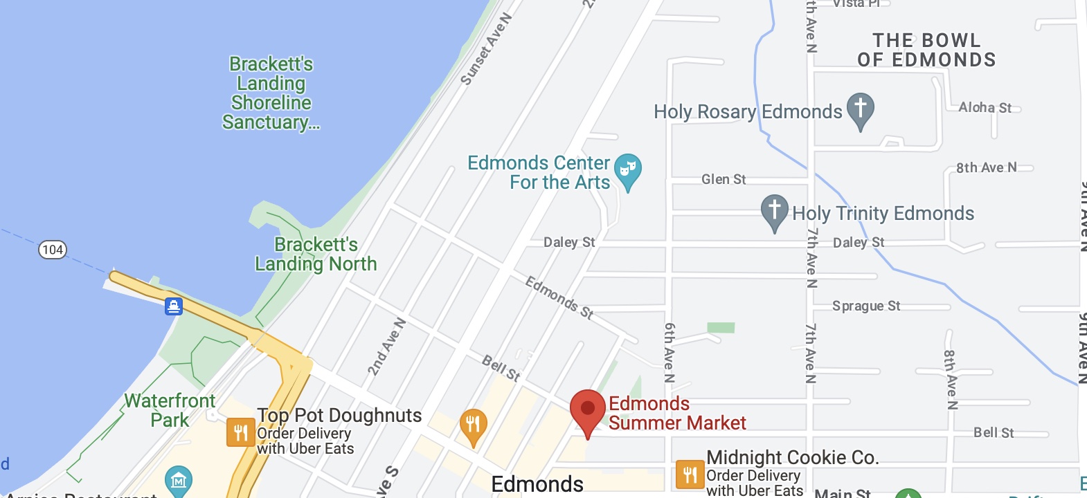 Visiting Edmonds Summer Market